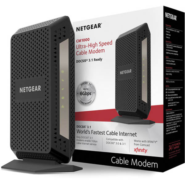 Netgear CM1000 DOCSIS 3.1 Ultra-High Speed Cable Modem – Crawfords ...